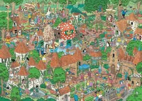JUMBO Puzzle JvH Pohádkový les / 1000 dílků / od 15 let