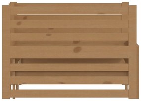 Výsuvná válenda medově hnědá borové dřevo 2 x (90 x 200) cm - Default Title