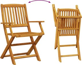 9dílný zahradní jídelní set 180x90x75 cm masivní akáciové dřevo 3321529