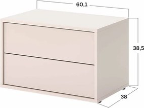 Noční stolek 2šx Kašmír Bruno