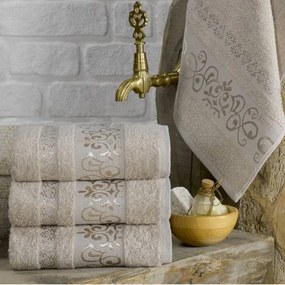 XPOSE® Bambusový ručník CATANIA - latté 50x90 cm