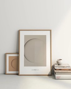 Idealform Poster no. 6 Round composition Barva: Smokey taupe, Velikost: 500x700 mm