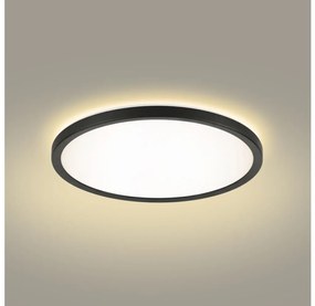 Brilagi - LED Koupelnové svítidlo ULTRA SLIM LED/12W/230V pr. 22,5 cm černá IP54