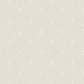 Vliesová šedobéžová tapeta s kotvičkami - A82817, My Kingdom, Ugépa