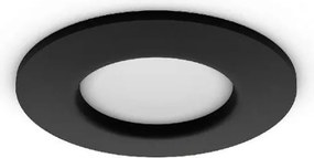 Philips Hue Slim - Chytré podhledové LED svítidlo, průměr 9 cm, černá 929003712201