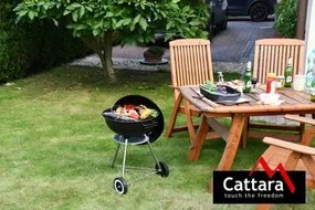 Cattara Gril na dřevěné uhlí kotlový BARI 46cm  / doprodej