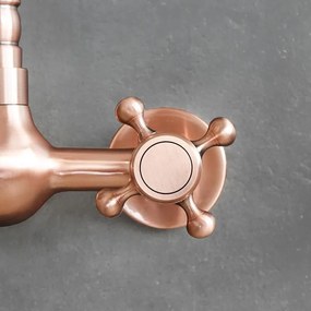 Nástěnná kuchyňská baterie Copper 1, starorůžová