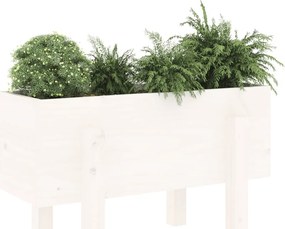 vidaXL Zahradní truhlík šedý 62 x 30 x 38 cm masivní borové dřevo [825178] Barva: Šedá borovice