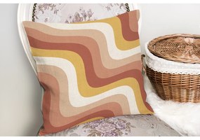 Povlak na polštář 43x43 cm Creamy Strawberry Swirl – Mila Home