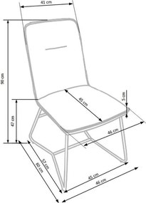 Jídelní židle Lionell, béžová