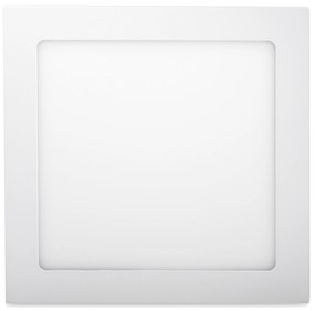 LED Solution Bílý vestavný LED panel hranatý 300 x 300mm 24W stmívatelný Barva světla: Teplá bílá