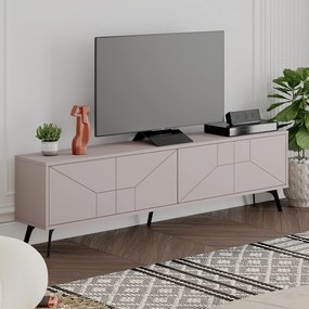KALUNE DESIGN dřevěný TV stolek DUNE světlý 50x180 cm 855DTE3096