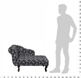 Lenoška černobílá textil 242403