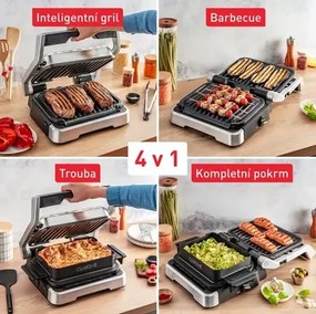 Tefal Elektrický kontaktní gril OptiGrill 4v1 GC774D30