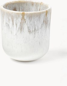 Sada ručně vyrobených pohárků na espresso's reaktivní glazurou Danza, 4 díly