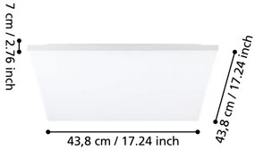 Eglo 99844 - LED Stropní svítidlo TURCONA LED/20W/230V