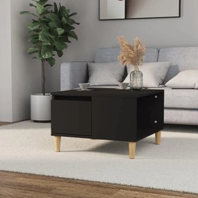 Konferenční stolek černý 55 x 55 x 36,5 cm kompozitní dřevo - Default Title
