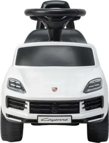 MILLY MALLY Odrážedlo Porsche Cayenne S bílá / Dětské vozítko / Licenc
