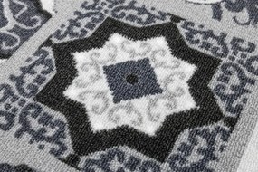 Protiskluzový koberec PATCHWORK 19 New šedý