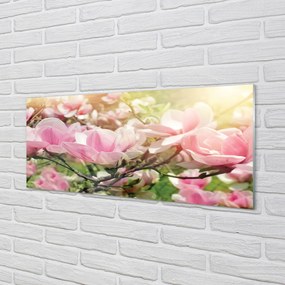 akrylový obraz květiny 120x60 cm