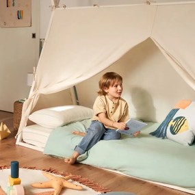 OnaDnes -20% Bílá buková dětská postel Kave Home Maralis 90 x 190 cm