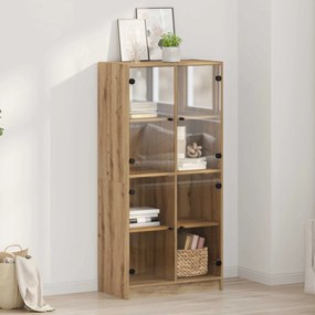 Vysoký bufet Artisanový dub 68 x 37 x 142 cm Kompozitní dřevo 3402630