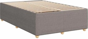 Rám postele bez matrací taupe 120x190 cm textil 3284925