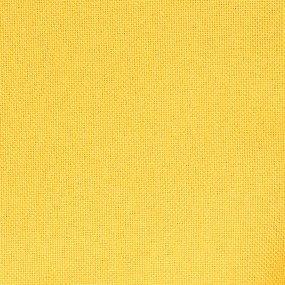 Otočná jídelní židle hořčicově žlutá textil 3088069