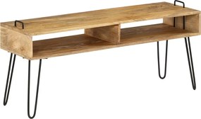 vidaXL TV stolek z masivního mangovníkového dřeva 110 x 35 x 45 cm [246021]