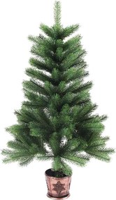 Vánoční stromeček s 150 LED diodami s stojanem Zelená 90 cm PE 3396306