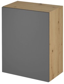 Horní kuchyňská skříňka G60 Langari (dub artisan + šedá matná) (L). 1016907