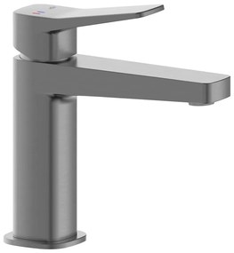 KFA Armatura 4522-815-61 - Umyvadlová baterie + výpusť MALAGA 15,9 cm metal.šedá 4522-815-61