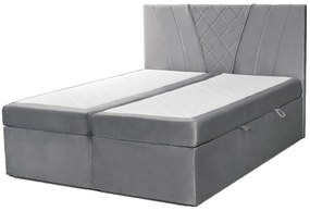 Manželská postel dvoulůžko BOXSPRING | 180x200 | VÝBĚR TKANINY A ČELA