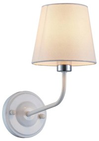 Candellux Nástěnná lampa YORK 1xE14/60W/230V bílá CA0745
