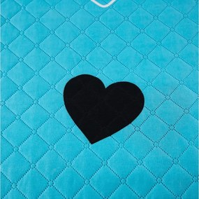 Přehoz na postel CORAZON modrý Rozměr: 220 x 240 cm