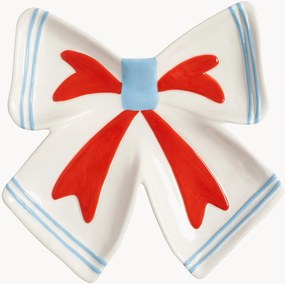 Ručně malovaný servírovací talíř z dolomitu Ribbon