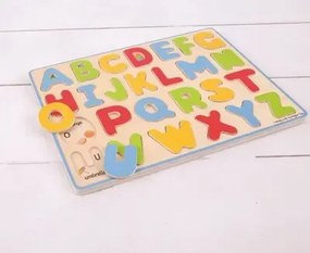 Bigjigs Toys Anglická abeceda s obrázky / od 3 let