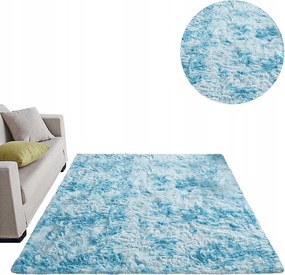 Strado Koberec Ombre Shaggy Strado 130x190 OmbreBlue (Světlá modrá barva)
