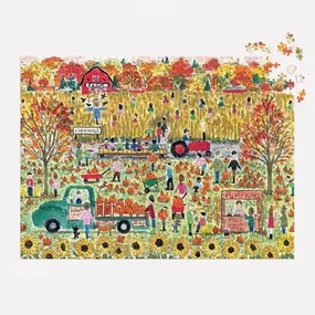 GALISON Puzzle Dýňové pole / 1000 dílků / 68,6 × 50,8 cm