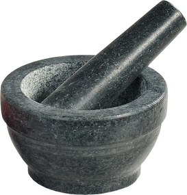 Pevná malta s žulovou paličkou, žulovou maltou, kamennou maltou, maltou na bylinky, kuchyňské doplňky, Kesper