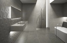 Dlažba Azuvi Code Code Dec Grey 40x120 Mat. Rett. (8435382130960)