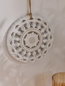 Sinsay - Kulatá závěsná dekorace s ornamentálním vzorem - bílá