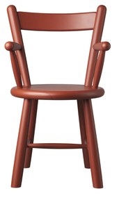 Dětská židle Børnestol Barva dřeva:: červená