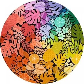 Ravensburger Kruhové puzzle: Tropický motiv / 500 dílků / od 12 let