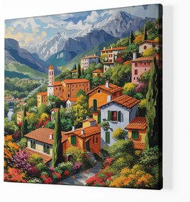 Obraz na plátně - Krásné pozdravy z Averone FeelHappy.cz Velikost obrazu: 100 x 100 cm