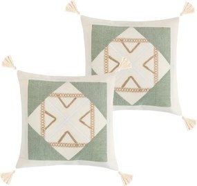 Bellatex Povláček PERU SET 2ks Béžová 40x40 cm