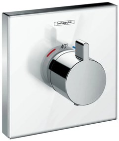 Hansgrohe ShowerSelect Glass, termostat HighFlow pod omítku, bílá/chromová, HAN-15734400