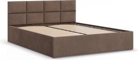 AGroup Čalouněná postel BORGO 160 x 200 cm Barva látky Trinity: Šedá (Trinity 2314)