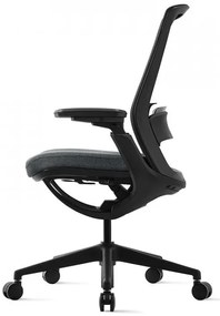 Kancelářská ergonomická židle ROLY BLACK - síťovina Office Pro Černá
