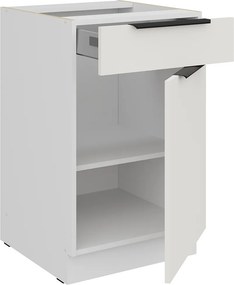ARIA wh | dolní skříňka 50 D 1F 1S policová se zásuvkou | 50 cm | PREMIUM BOX | white